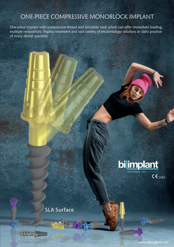 One-Piece, Compressive Implants - Bilimplant